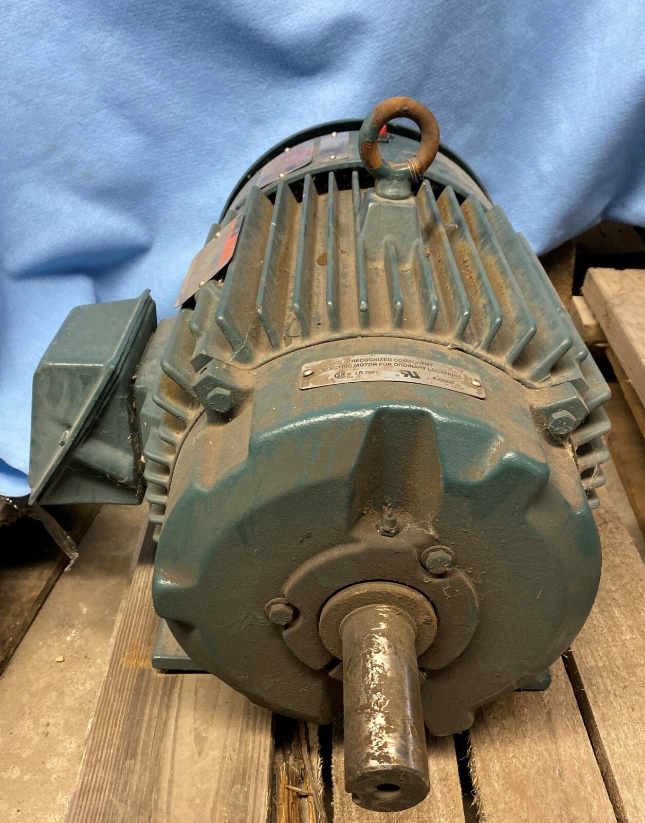 RELIANCE ELECTRIC 7537501-001 L006 AL 1760 RPM 256T FRAME 460V 57 AMP 6 ...