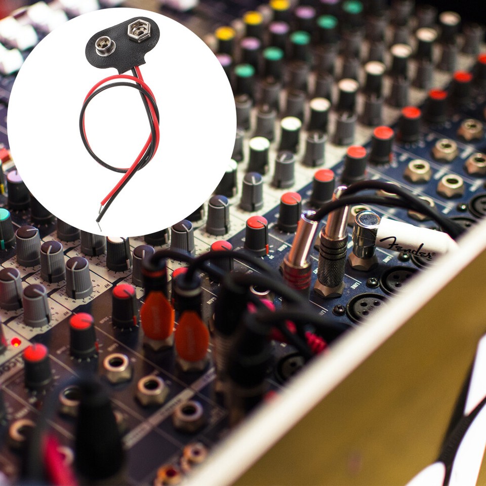 50PCS 9V Battery Connector Battery Terminal 9 Volt Battery Connectors ...