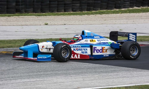 Benetton B197 FedEx F1 Formula One Vintage Classic Race Car Photo CA ...