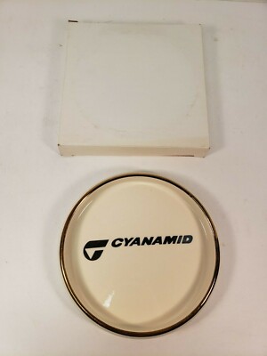 Cyanamid Dish Trinket Ash Tray Collectible | eBay