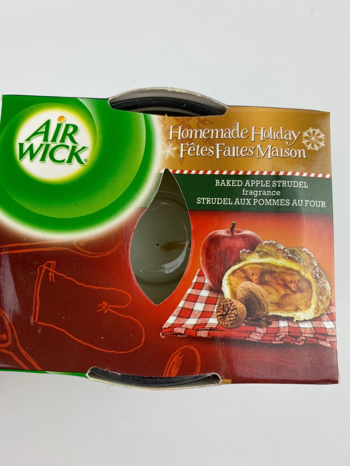2 X Air Wick Color Changing Homemade Holiday Baked Apple Strudel Black ...