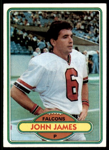 1980 Topps John James Football Card Atlanta Falcons #126 | eBay