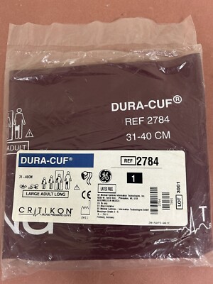 GE Critikon DURA-CUF REF: 2784 Large Adult 31-40cm Blood Pressure Cuff ...