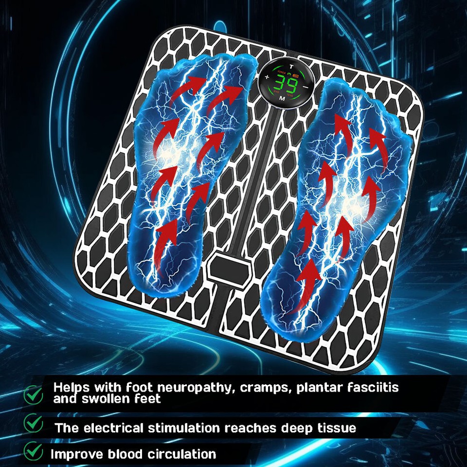 NEW 2025 EMS Foot Massager Neuropathy Feet for Circulation&Pain Relief ...