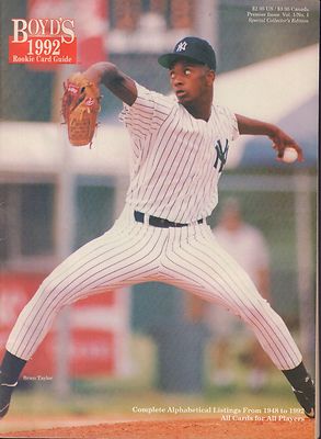 Boyd's 1992 Rookie Card Guide Brien Taylor 080417nonjhe | eBay