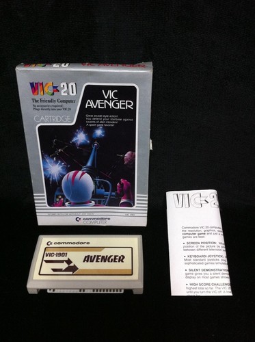 VIC AVENGER (VIC 1901) Commodore VIC-20 VIC20 Video Game Cartridge in ...