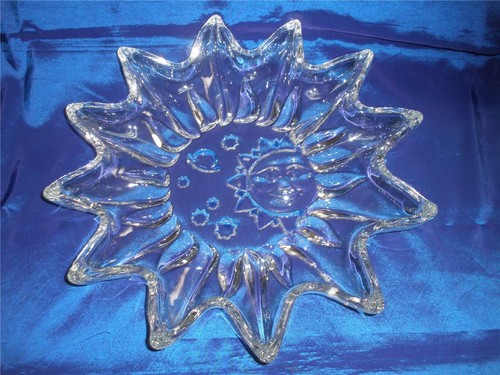 FABULOUS GLASS SUN SHAPED PLATTER | eBay