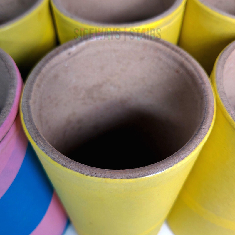 6" CARDBOARD TUBES 12 PACK 3" heavy duty thick paper roll craft supply ...