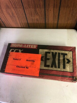 Sure-Lites Exit Sign CCX-60-RWH | eBay