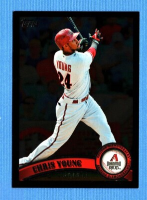 2011 Topps Wal-Mart Black Border #316 Chris Young Diamondbacks | eBay