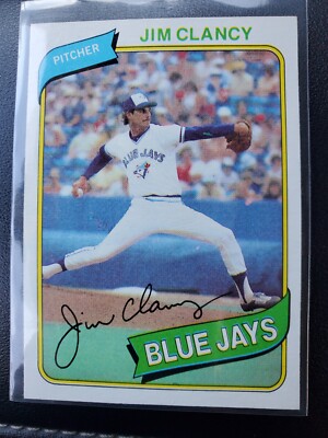 1980 Topps Jim Clancy #249 Toronto Blue Jays MINT | eBay
