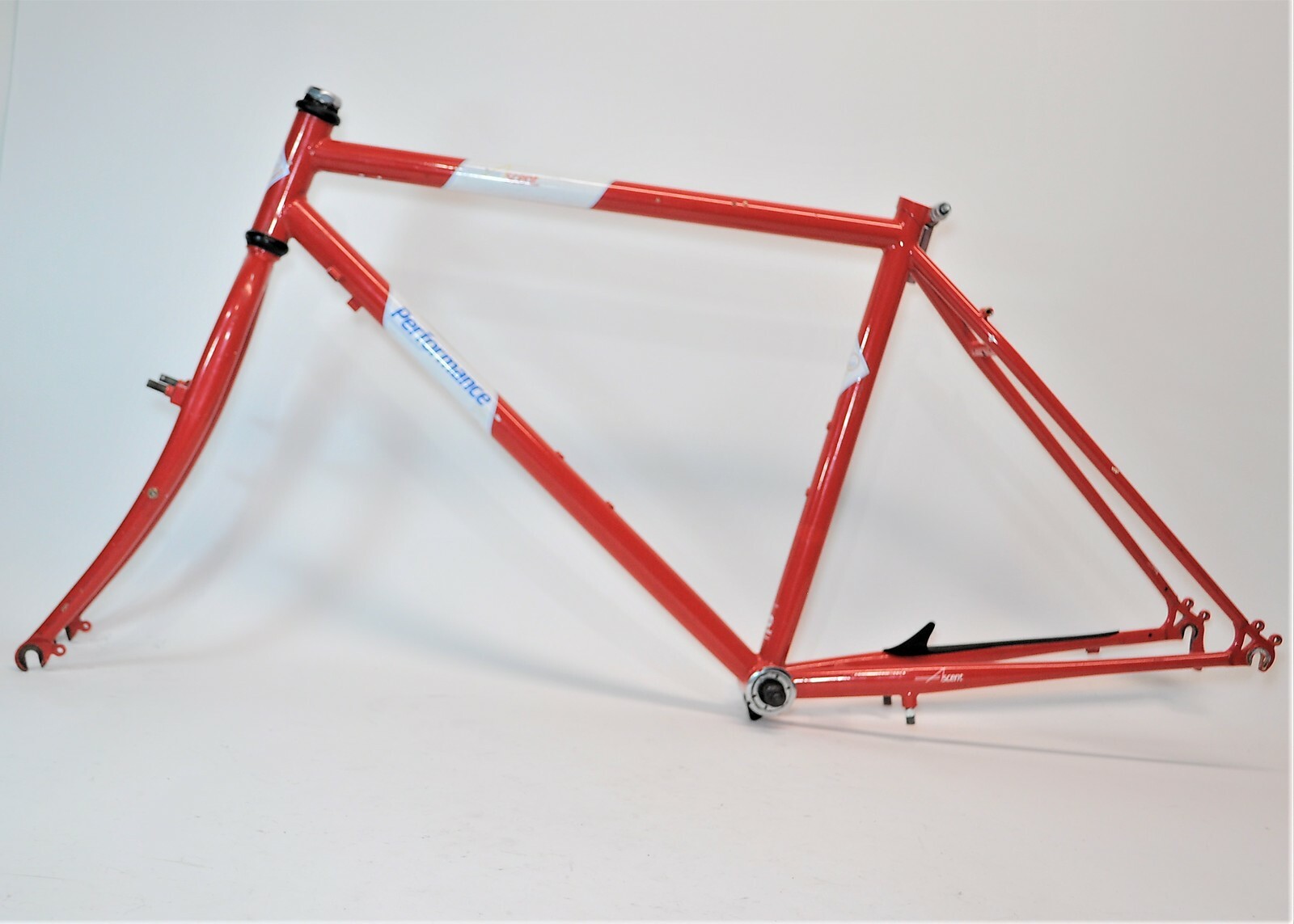 PERFORMANCE ASCENT 26 INCH WHEEL BICYCLE RED 18 INCH FRAME SET 130 MM ...