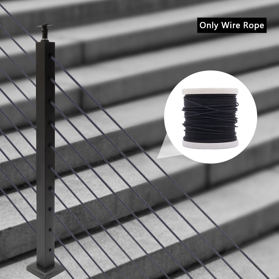 Stainless Steel Wire Rope Cable Railing Aircraft Stair Deck Fencing ...