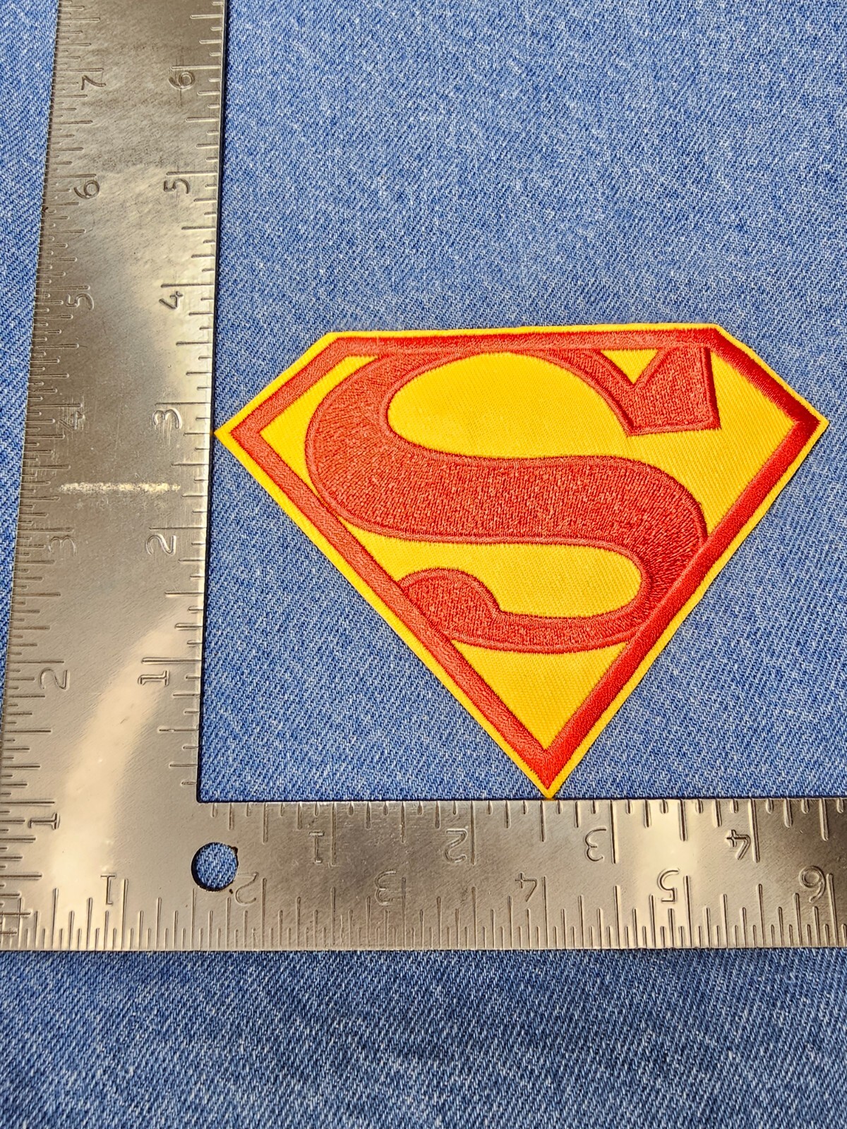 SUPERMAN LOGO, DC COMICS Embroidery Iron On Applique Patch / Sew On | eBay