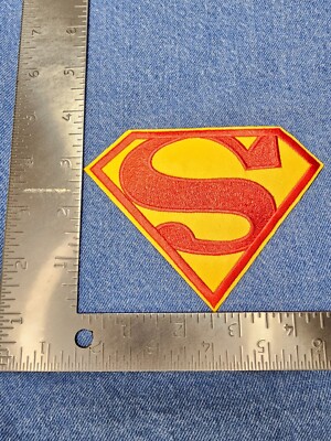 SUPERMAN LOGO, DC COMICS Embroidery Iron On Applique Patch / Sew On | eBay