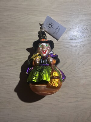 Christopher Radko Snaggletooth Witch Ornament Halloween | eBay