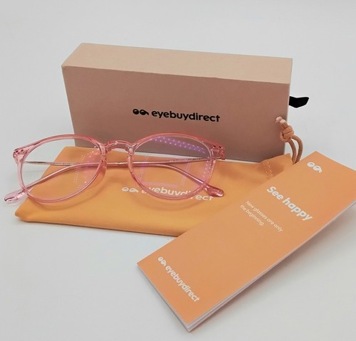 Eyebuydirect 52-18-145 C2 AMITY Eyeglasses PINK NIB | eBay