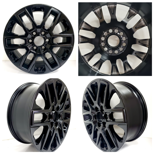 20" Toyota Tundra 2022 TSS TRD OEM wheels rims SATIN BLACK 2022 2023 ...