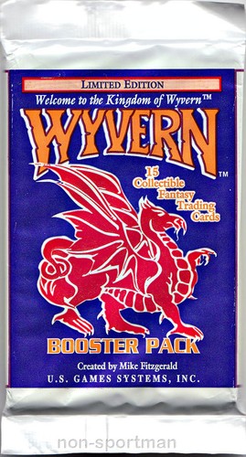 WYVERN CCG TEN BOOSTER SEALED PACKS LOT LIMITED EDITION (TEN SEALED ...