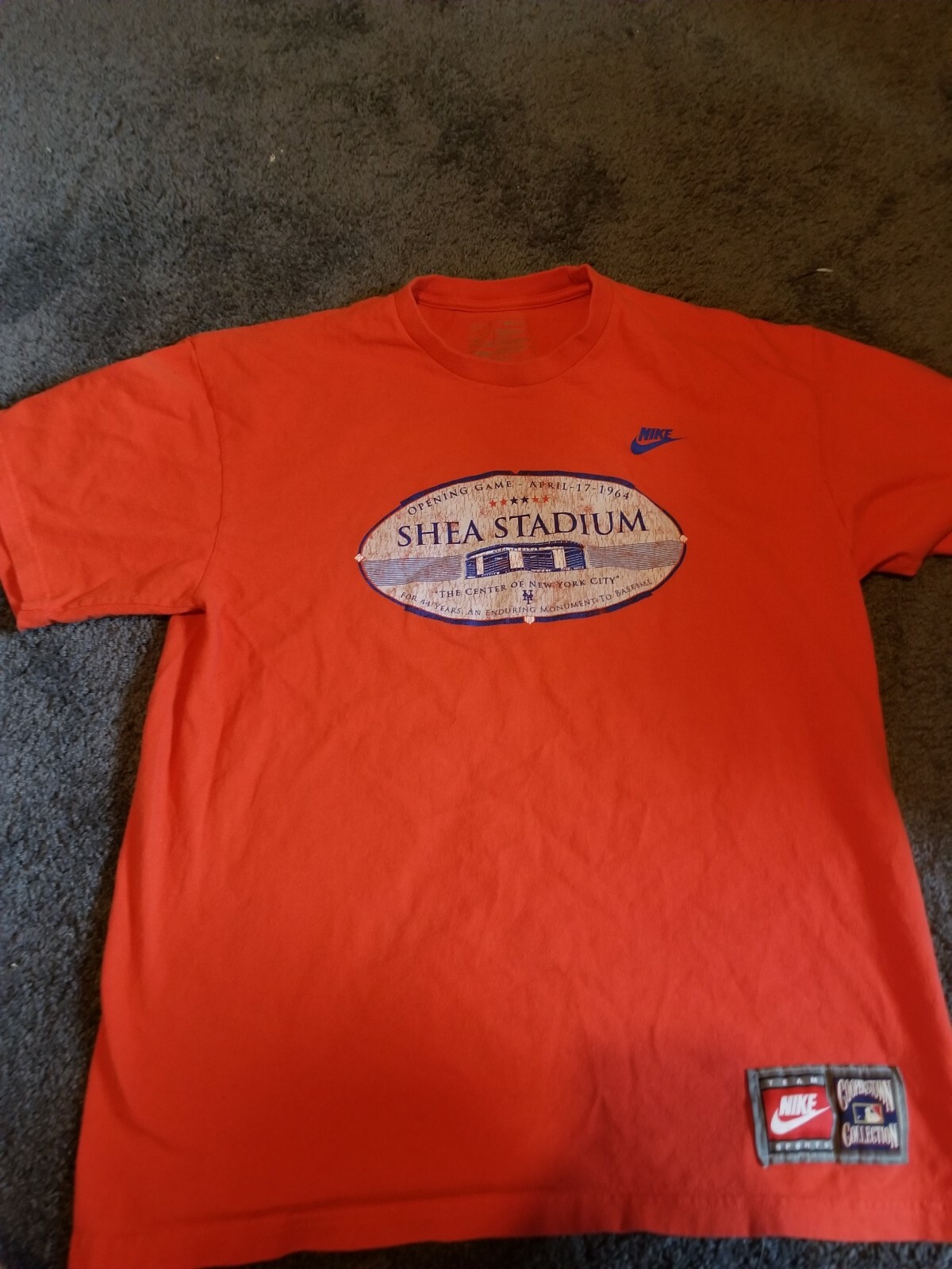 MEDIUM Nike Shea Stadium 1964-2008 Cooperstown Collec… - Gem