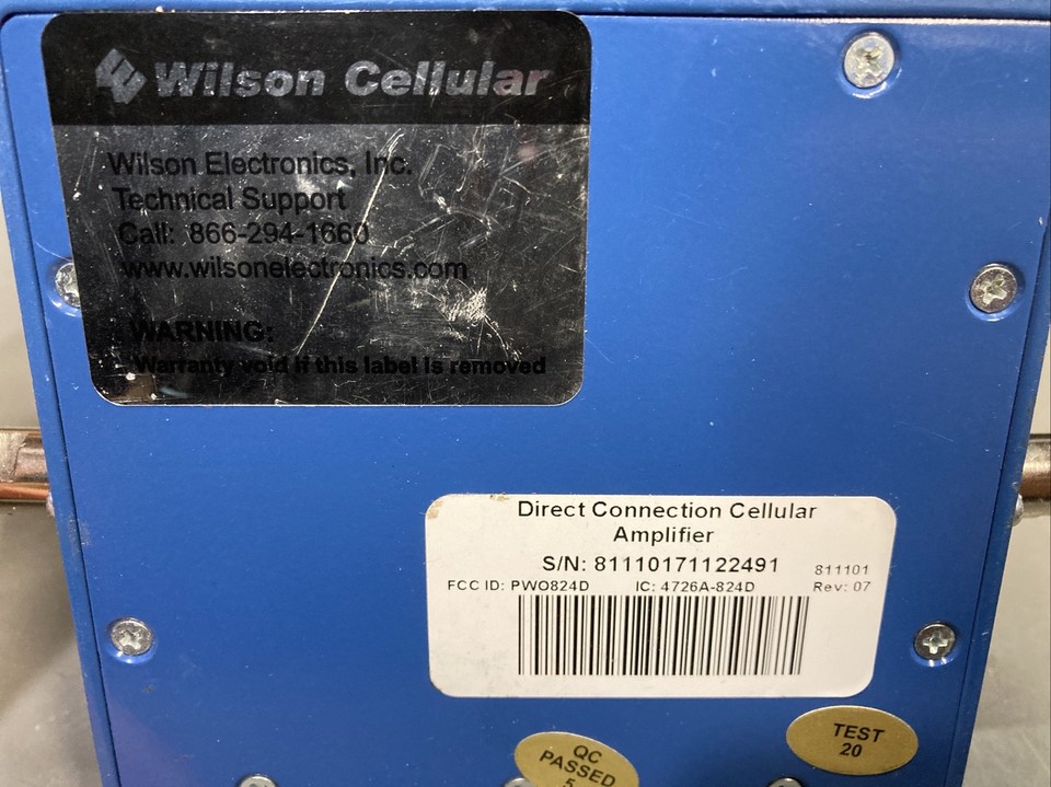 Wilson Cellular Direct Connection Cellular Amplifier 81101 | eBay