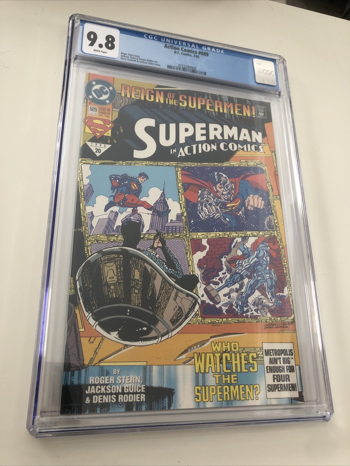 Action Comics #689 CGC 9.8 1st App of Superman Black Suit New Graded | eBay