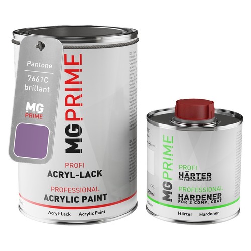 Pantone 7661C Violet brillant peinture acrylique 1,5L durcisseur y.c ...