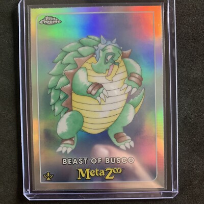 2022 Topps Chrome Metazoo Beast Of Busco Silver Refractor Holo #5 | eBay