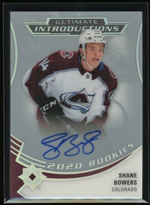 2020-21 Upper Deck Ultimate Collection Shane Bowers Ultimate ...