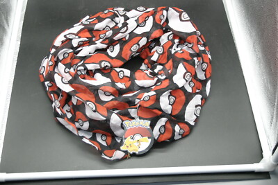 Pokemon Pokeball Print Viscose Fashion Infinity Scarf Pokemon Go ...