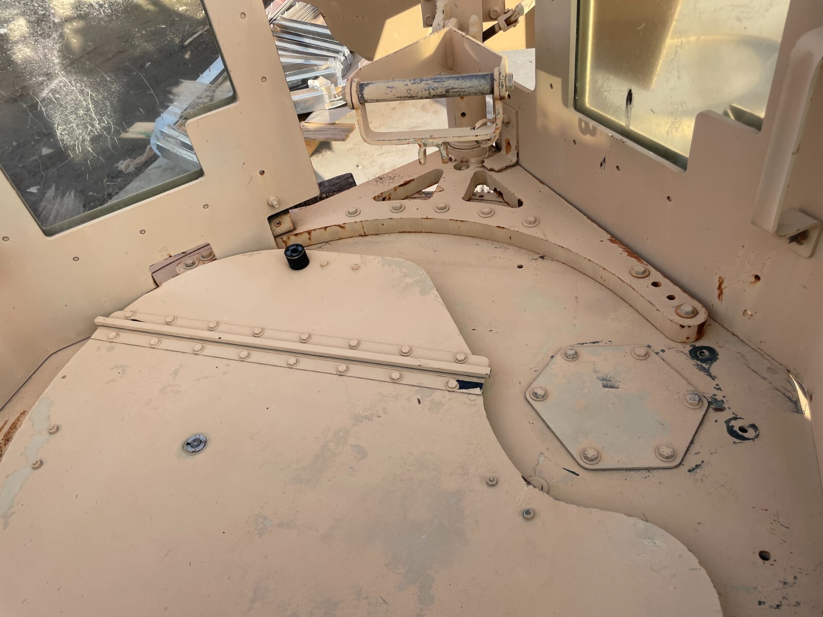 Hmmwv M1114 Armored Turret. Hatch, Ring, Bearing, Cupola, With Shield ...