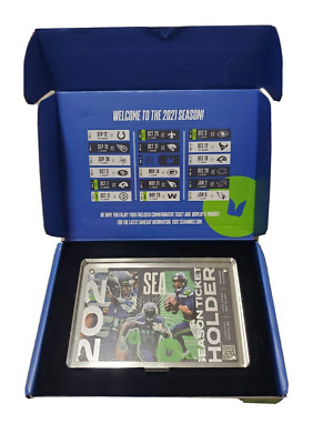 2021 Seattle Seahawks Season Ticket Holder Commemorative Ticket Home ...