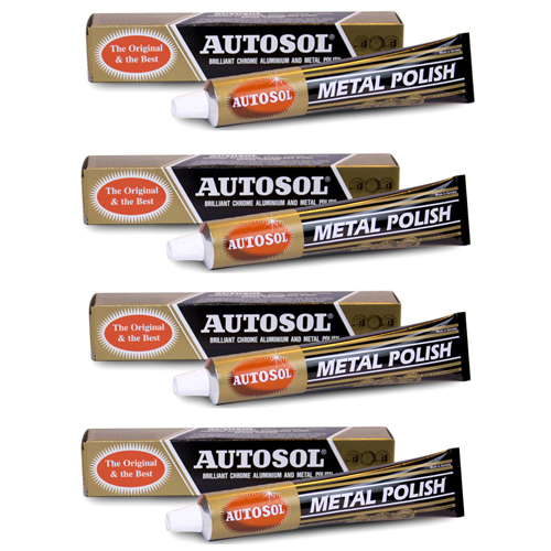 4 x Autosol Solvol Chrome Metal Aluminium Cleaner & Polish The Original ...