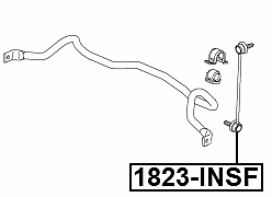 Front Stabilizer Link / Sway Bar Link Fits Buick 0350049, 13282833 ...