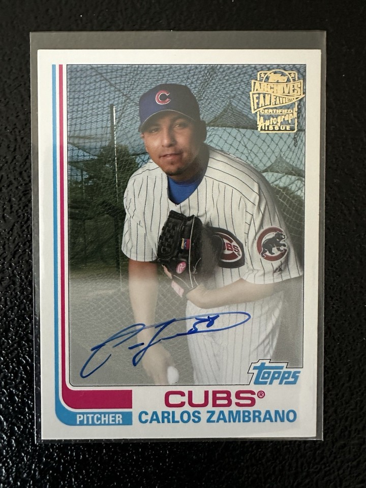 Chicago Cubs Autograph and Memorabilia Baseball Card Lot - 13 Cards ...