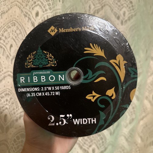 Member's Mark Premium Wired Ribbon 50 Yards, 2.5in | eBay