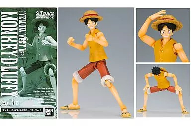 Figure S.H.Figuarts Monkey D. Luffy Yellow Vest Ver. "One Piece" Pirate ...