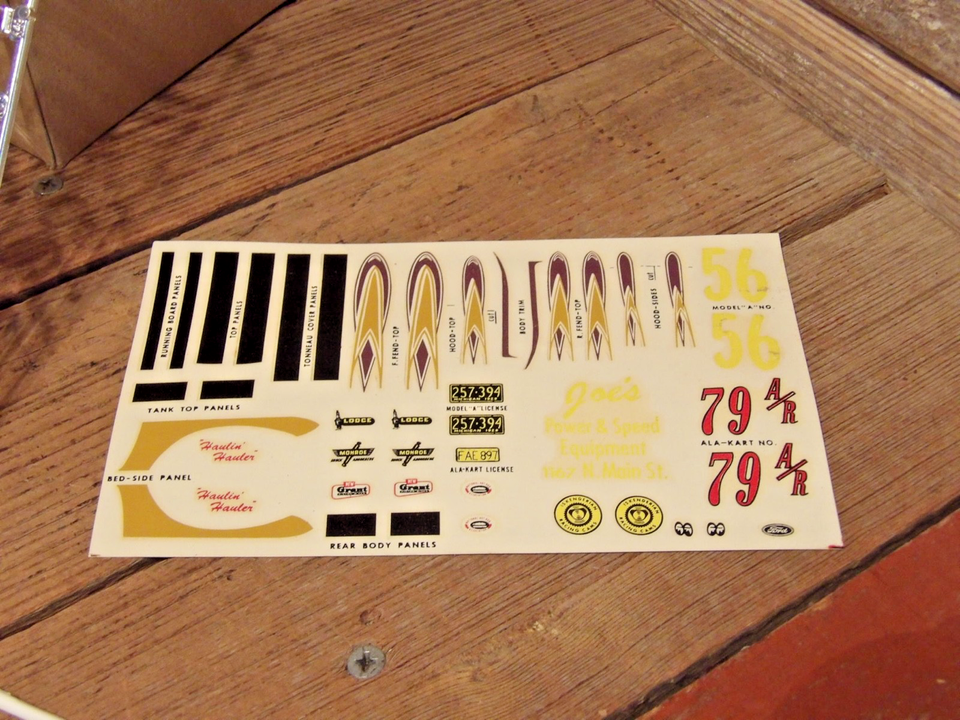 Vintage AMT 29 Ford Model A Roadster & Truck 1/25 Scale Model Car - NEW ...