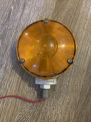 Signal-Stat 3700 Series 4" Aluminum Lamp Gray Housing Amber Lens ...