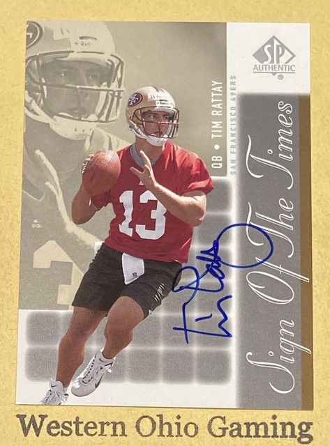 2000 SP Authentic - Sign of the Times #TR Tim Rattay (AU, RC) for sale ...