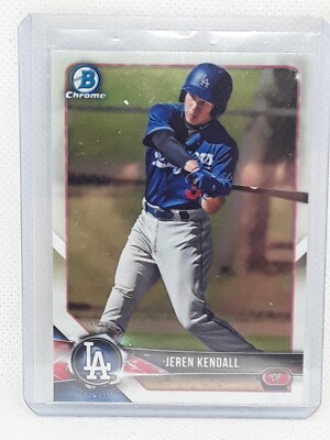 Jeren Kendall 2018 Bowman Draft Chrome Baseball - #BDC-116 - Chicago ...