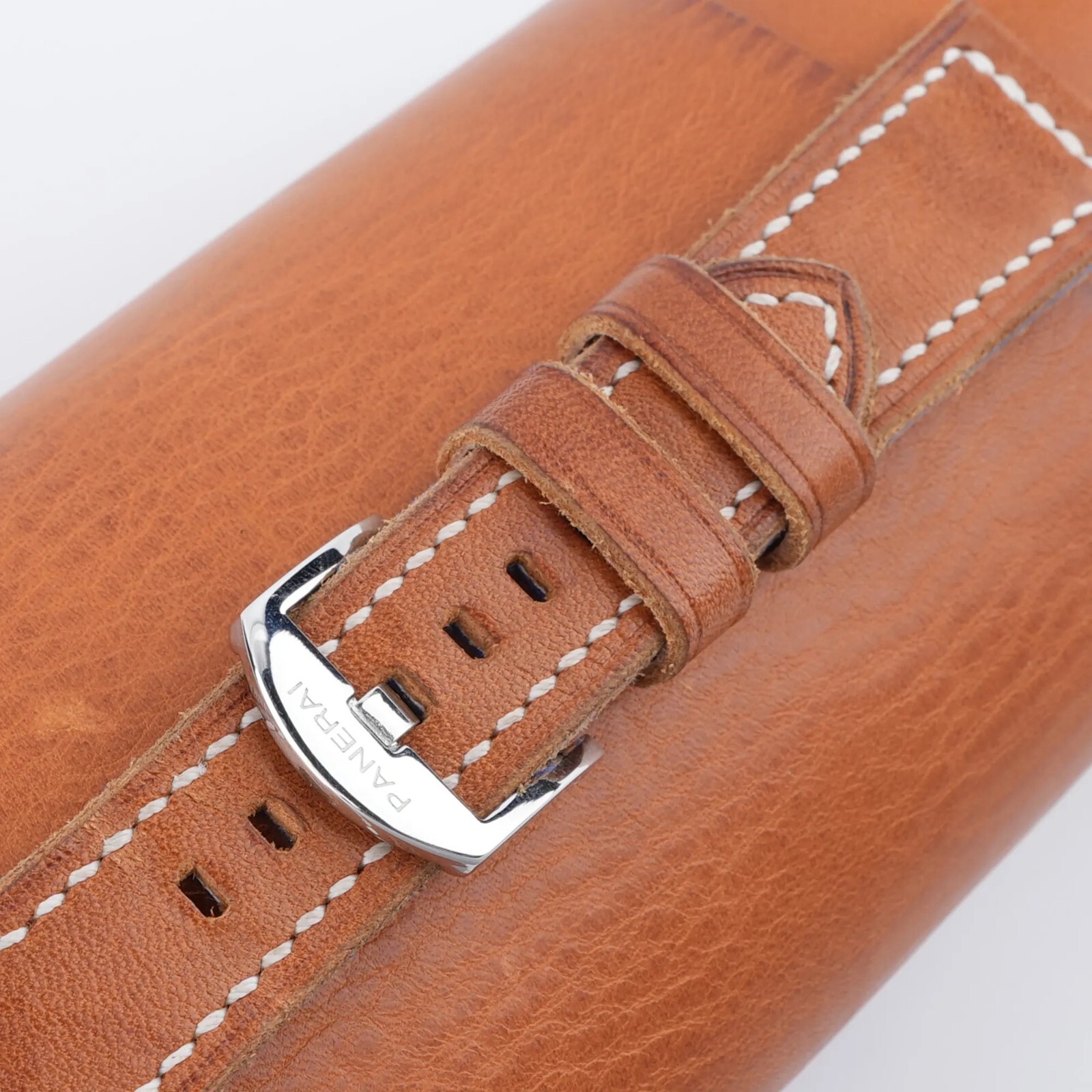 Golden Monster Vachetta Veg Leather Strap for PAM Watches Handmade PAM ...