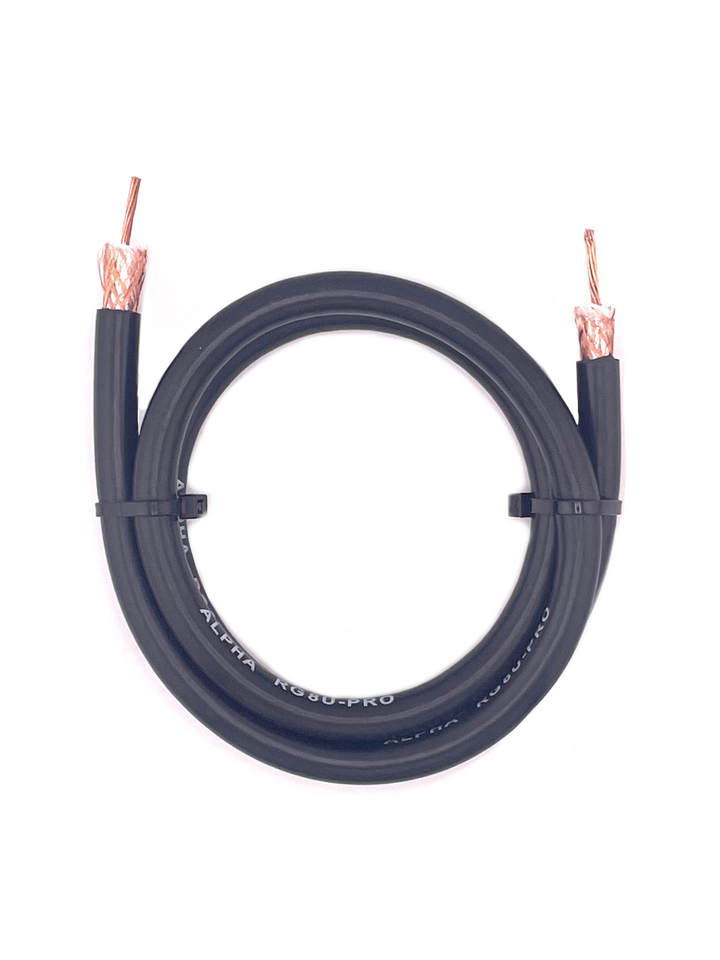 ALPHA PRO RG8u DOUBLE SHIELD LOW LOSS COAX CABLE - 500Ft Spool | eBay