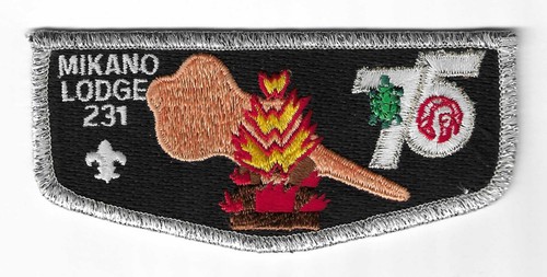 BSA OA LODGE 231 MIKANO, 1990 75TH ISSUE S-9 MINT FLAP | eBay