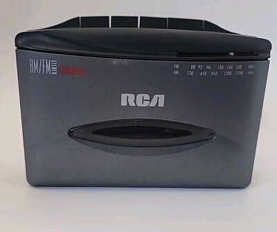 RCA RP-1820A Vintage Portable Cassette Tape Player AM/FM Stereo Walkman ...
