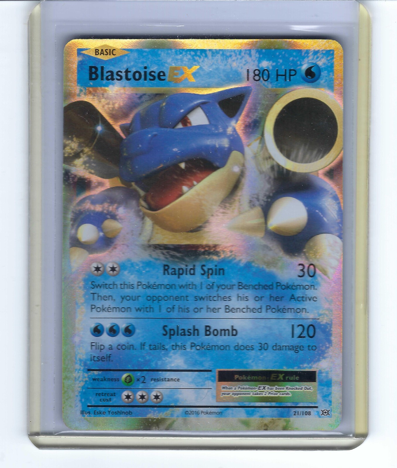 Blastoise EX 21/108 Ultra Rare - XY Evolutions - Pokemon TCG 2016 | eBay