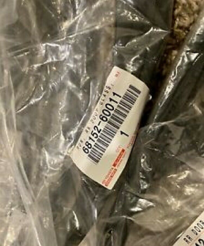 TOYOTA Genuine OEM RUN, REAR DOOR GLASS, LH LAND CRUISERFJ80,FZJ80 ...