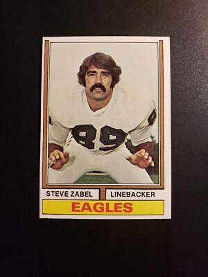 1974 Topps Steve Zabel #428 Philadelphia Eagles | eBay
