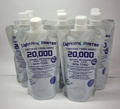 8-PACK Dac 36359 Lightning Blaster Pro 20k Water Gel Blaster Beads 160K ...