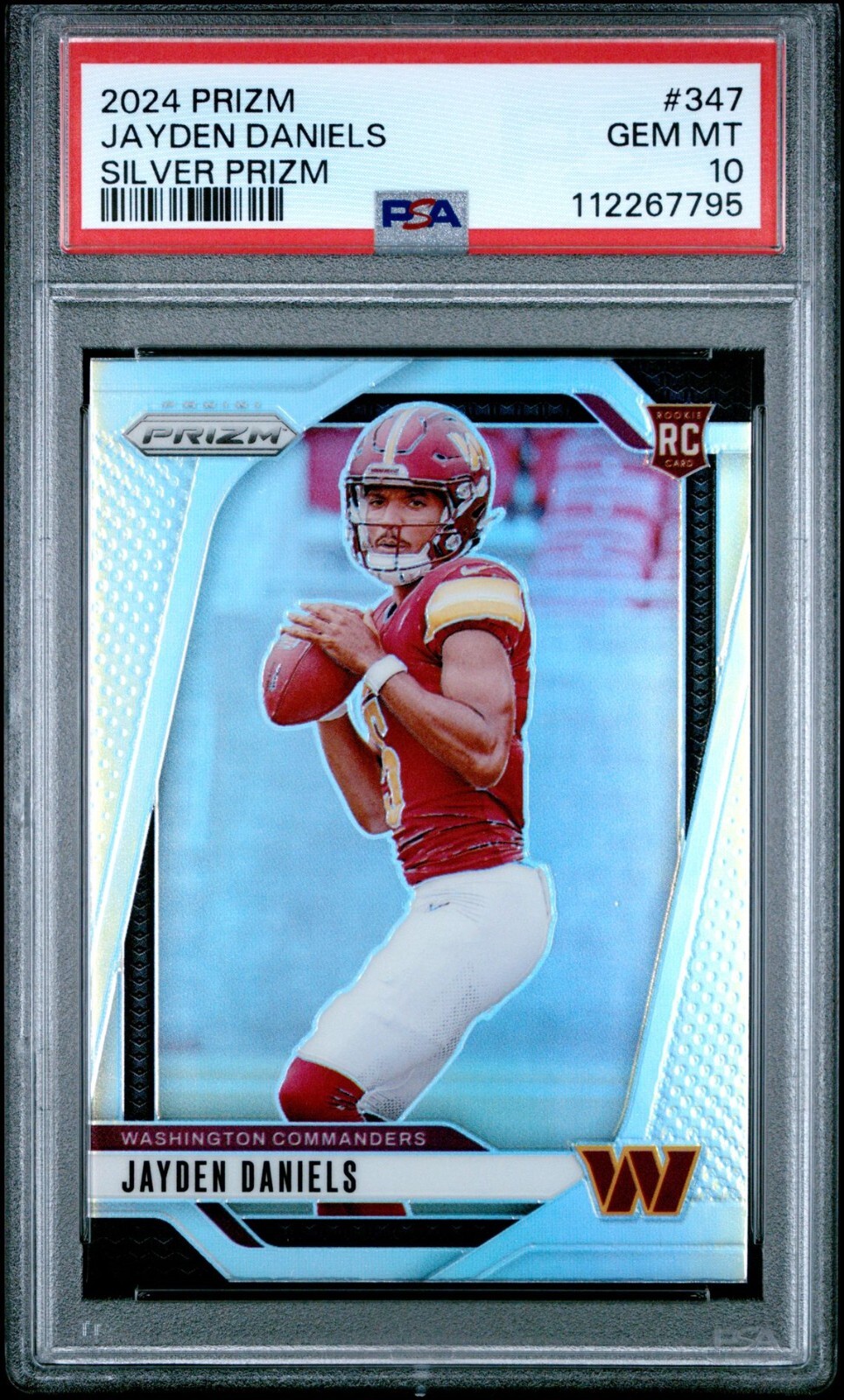 Jayden Daniels 2024 Prizm #347 Silver Price Guide - Sports Card Investor